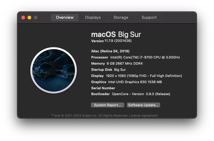 [Release] macOS Big Sur 11.7.9 - General Discussion - MacOS86